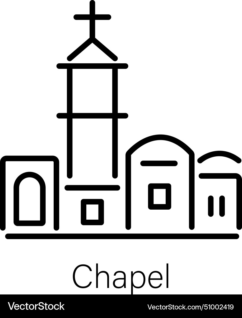 Chapel Royalty Free Vector Image - VectorStock