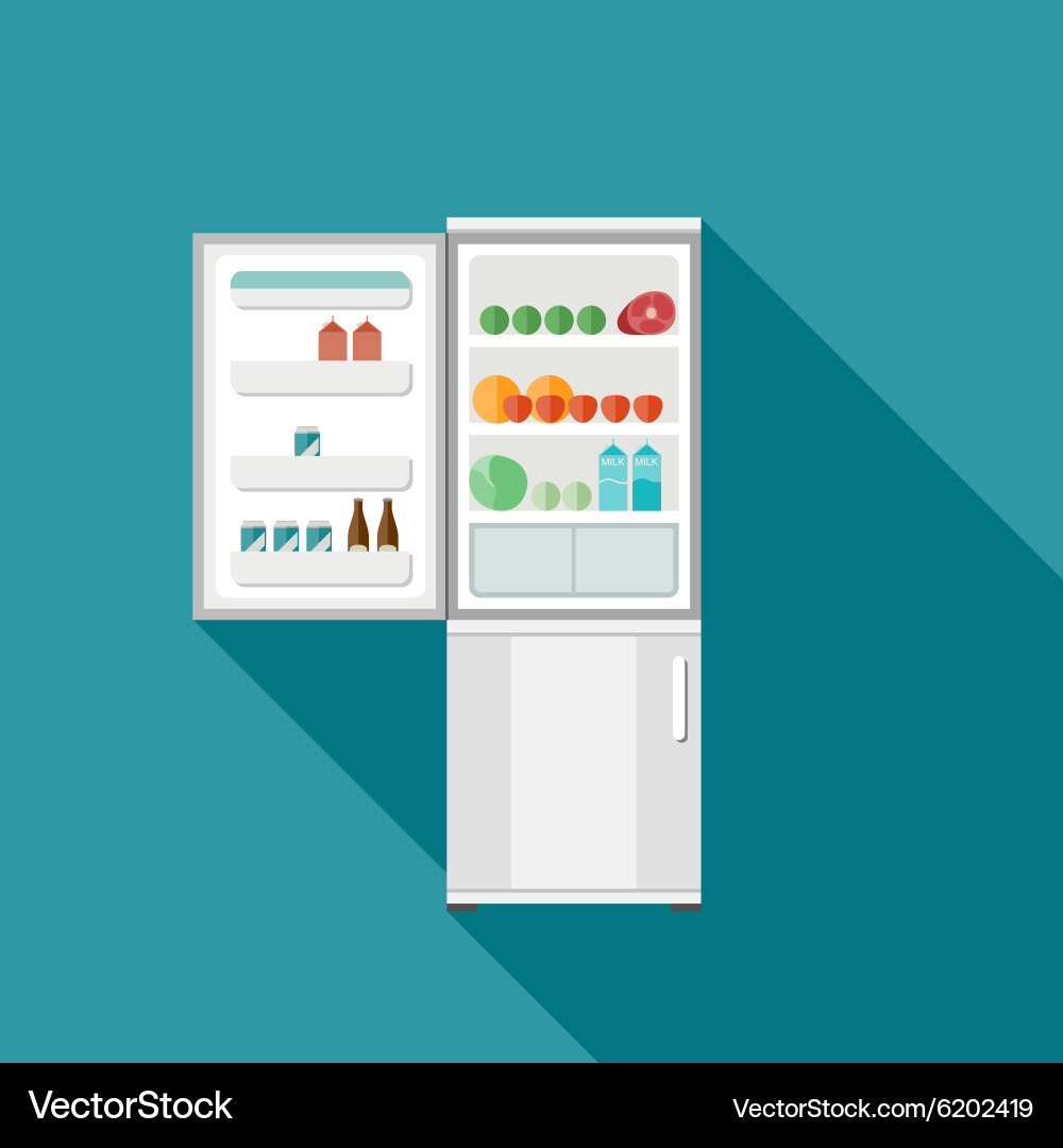 Fridge icon Royalty Free Vector Image - VectorStock