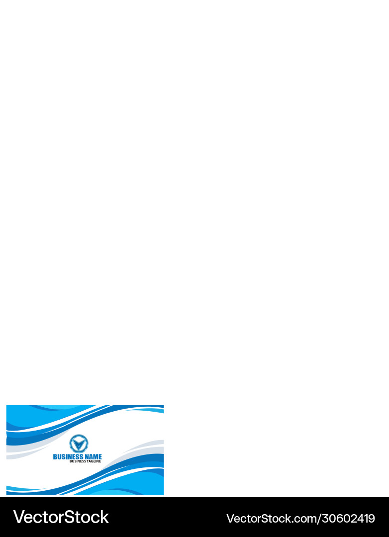 Multiple colors blue business cards design Vector Image