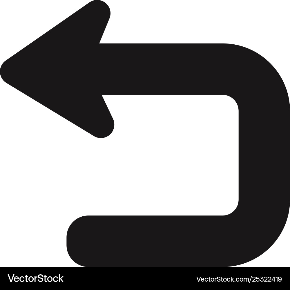 Return button icon Royalty Free Vector Image - VectorStock