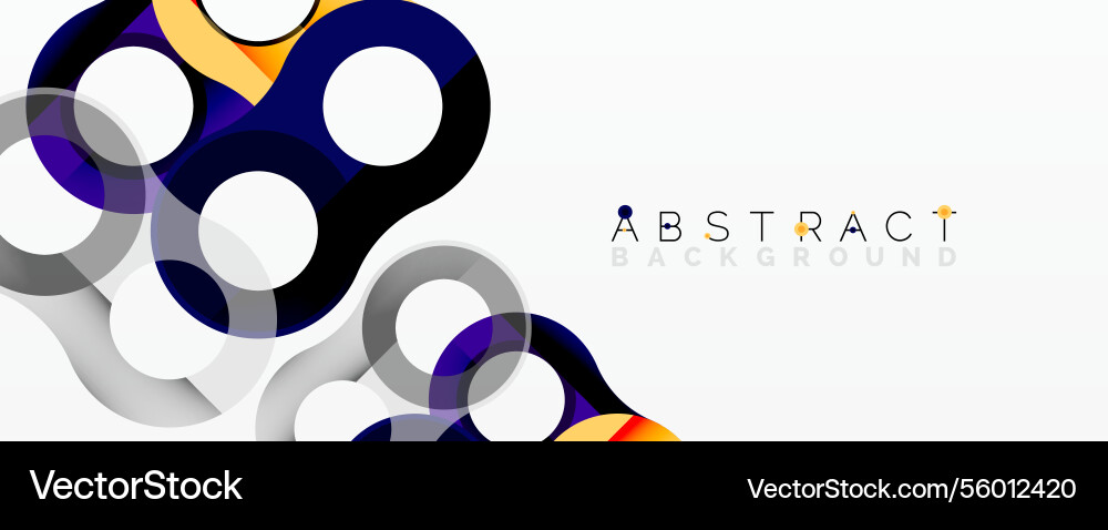 Abstract geometric pattern with interlocking Vector Image