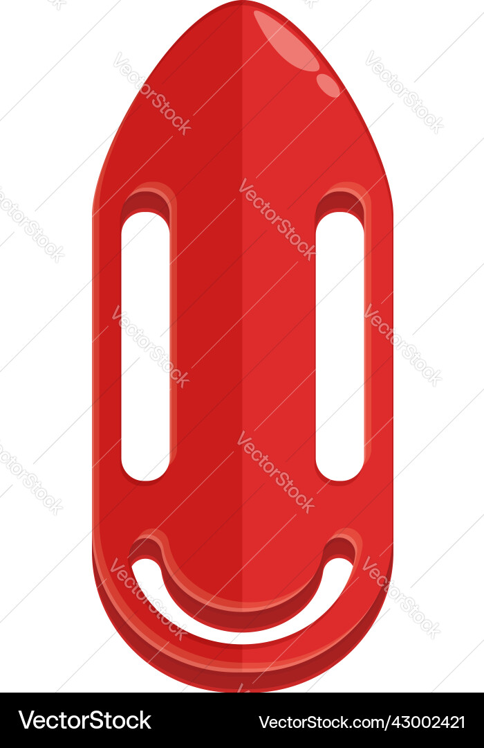 Lifeguard red float icon cartoon security Vector Image