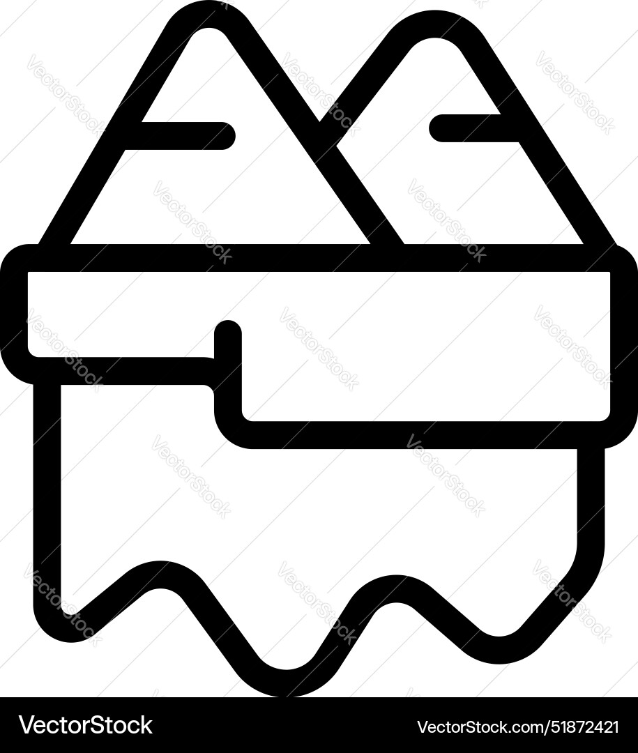 Open paint bucket dripping white line art Vector Image