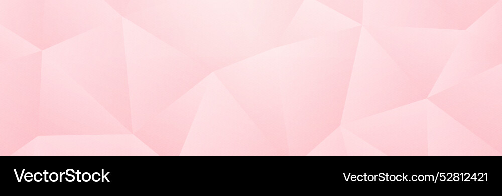 Pink polygon banner with texture grain design Vector Image