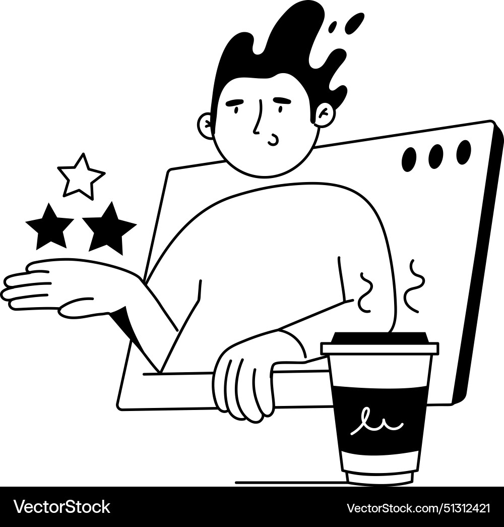 Website hand drawn mini Royalty Free Vector Image