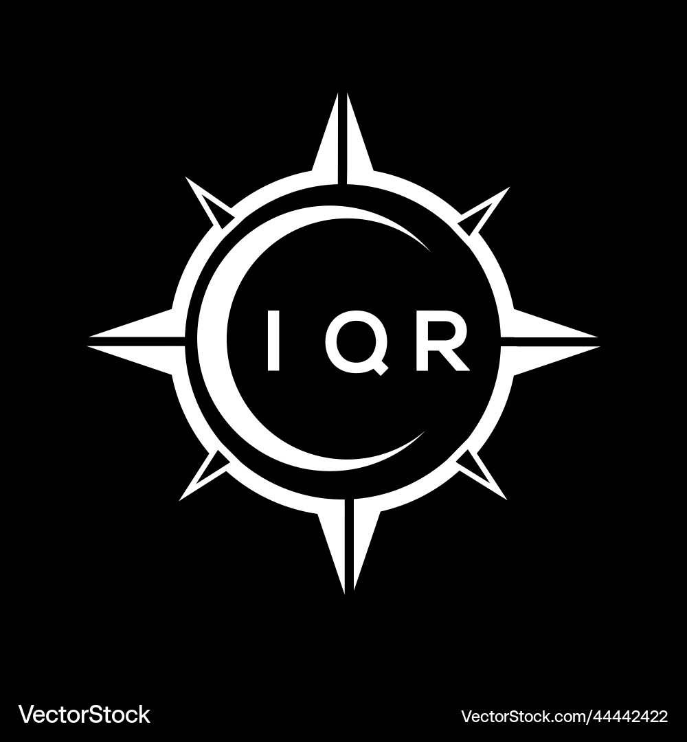 Iqr abstract technology circle setting logo Vector Image Iqr abstract technology circle setting logo Vector Image