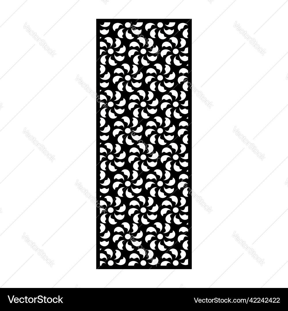 Jali design for cnc router and laser cut Vector Image