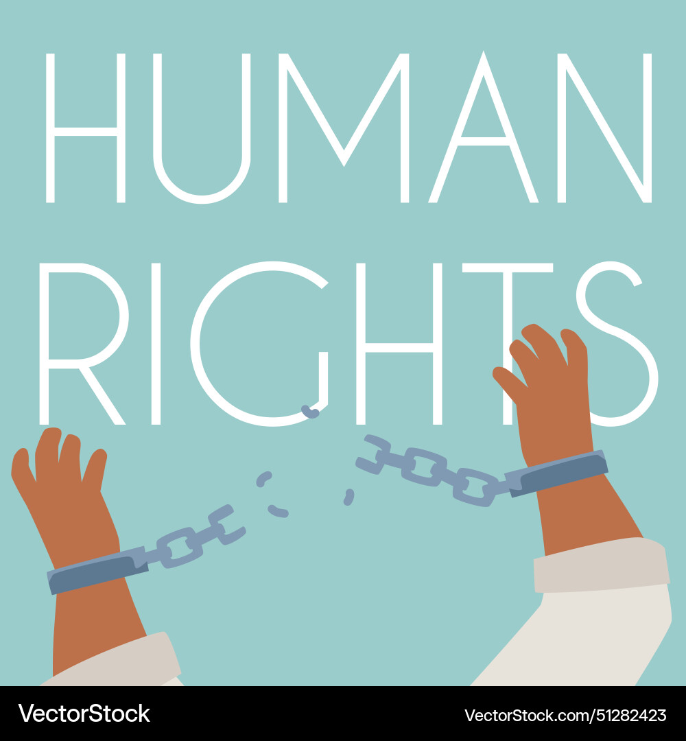 Concept of the struggle for freedom Royalty Free Vector
