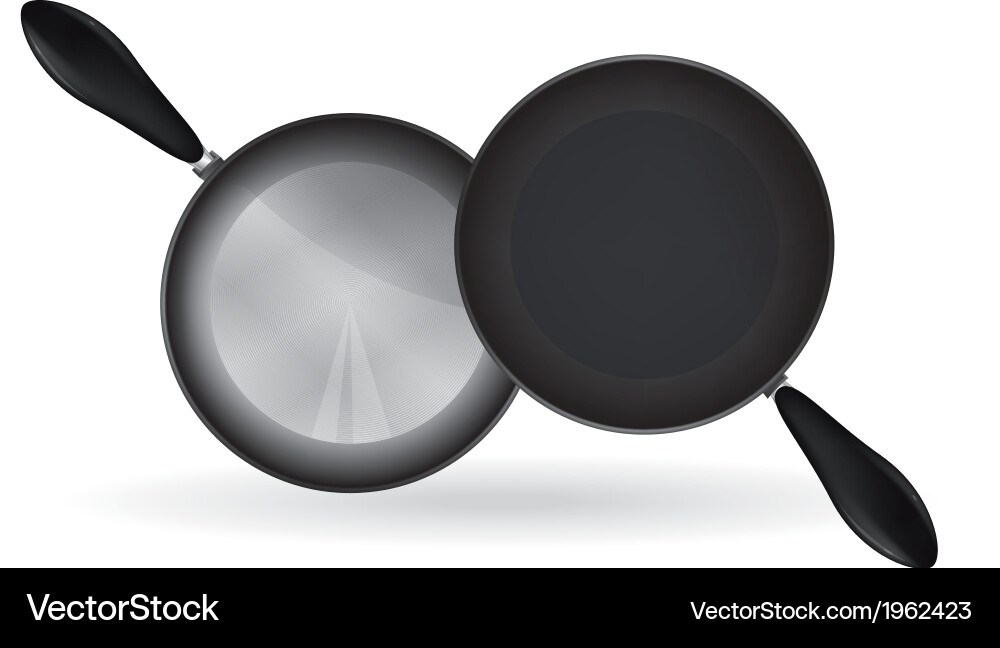 Frying pan Royalty Free Vector Image - VectorStock