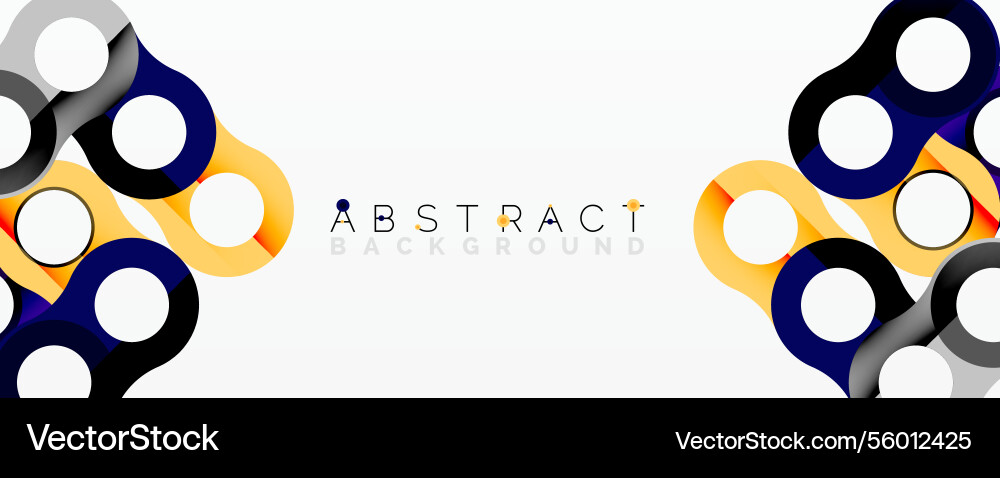 Abstract geometric pattern with interlocking Vector Image