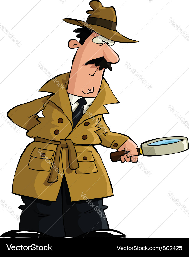 Detective Royalty Free Vector Image - VectorStock