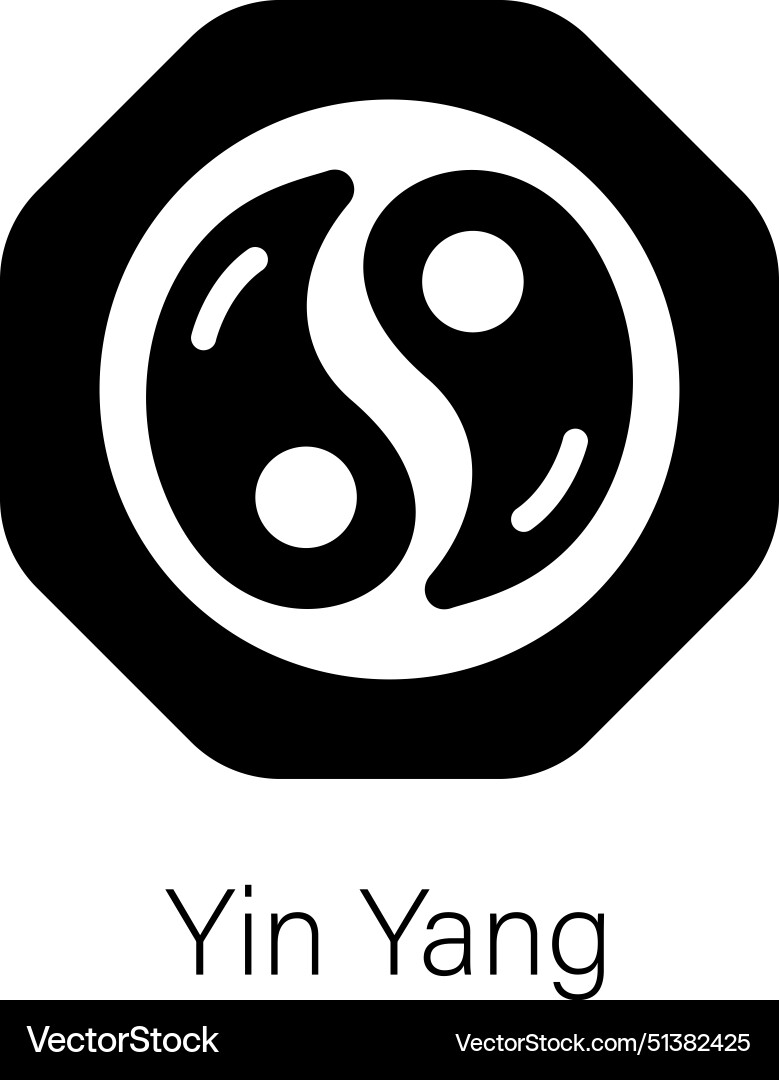 Yin yang Royalty Free Vector Image - VectorStock