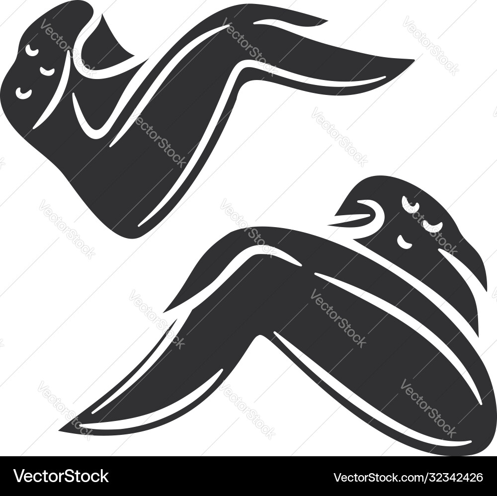 Chicken wings icon Royalty Free Vector Image - VectorStock