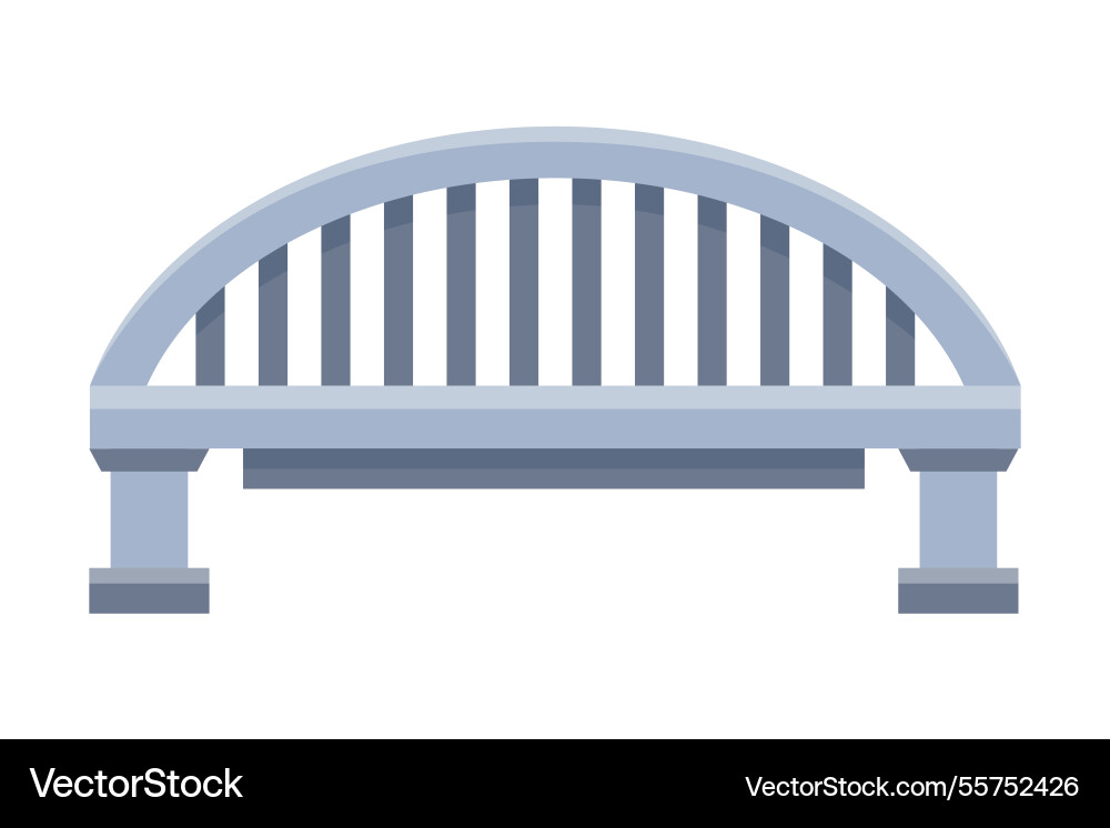 Distinctive architectural bridge design tailored Vector Image