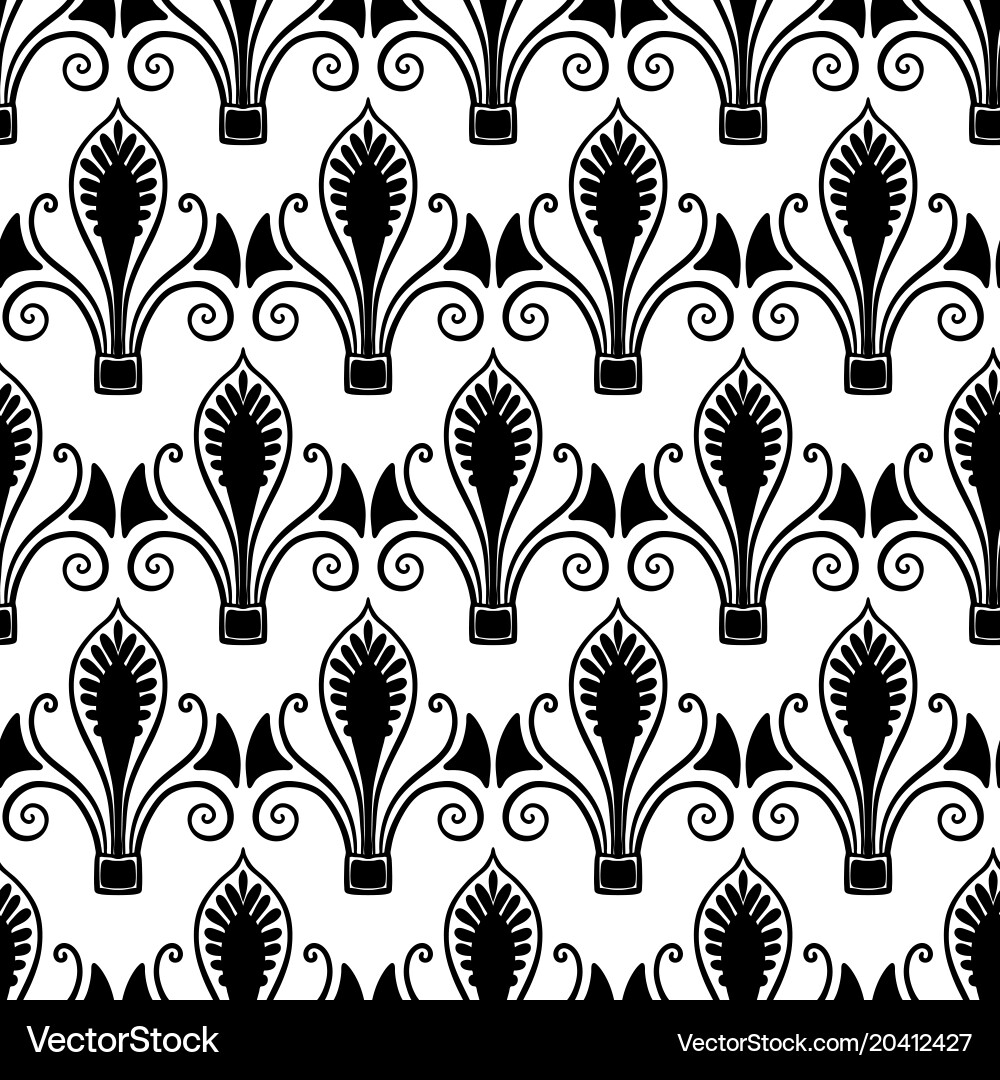 Antique seamless pattern Royalty Free Vector Image