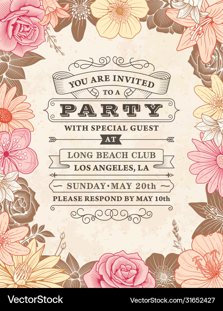 Colorful floral flame template Royalty Free Vector Image