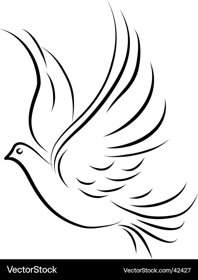 Dove Royalty Free Vector Image - VectorStock