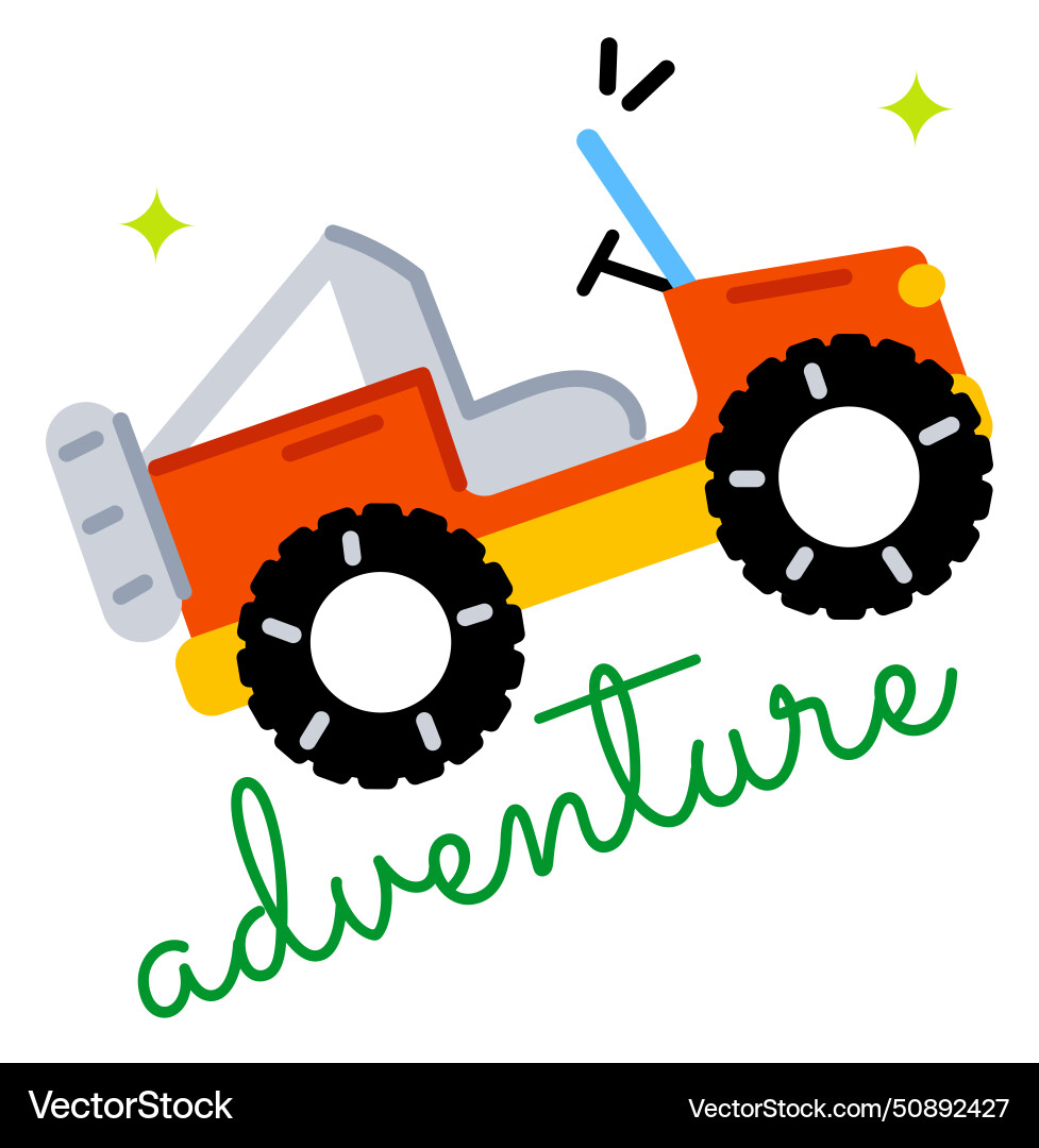 Jeep adventure Royalty Free Vector Image - VectorStock