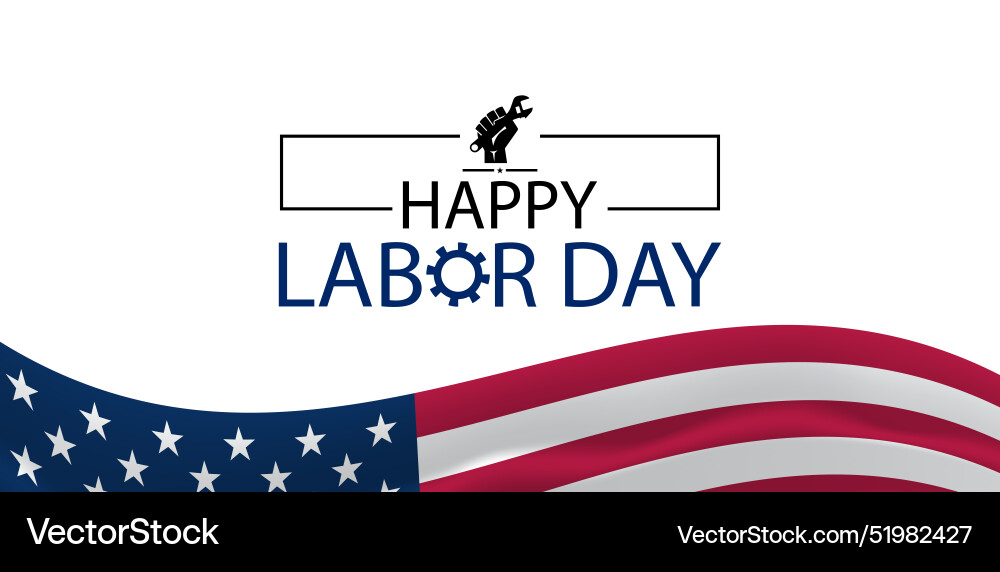 Labor day a time for rest relaxation Royalty Free Vector
