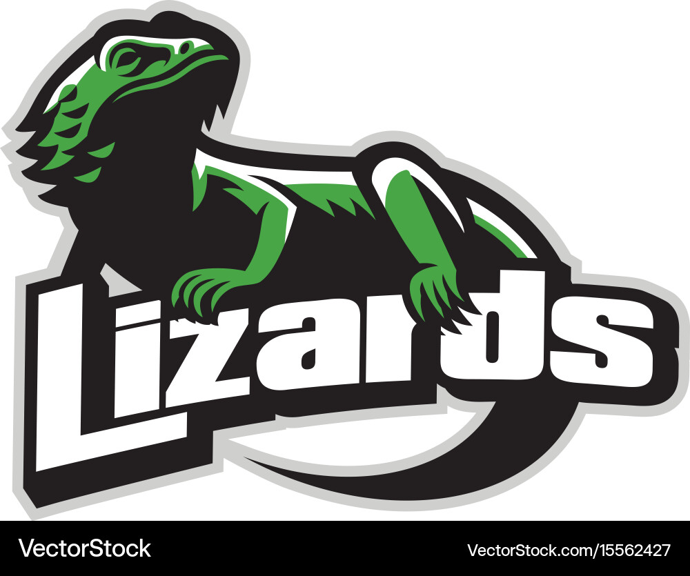 Lizard Mascot Icon Royalty Free Vector Image - VectorStock