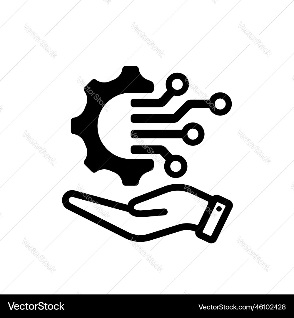 Dx digital transformation icon Royalty Free Vector Image