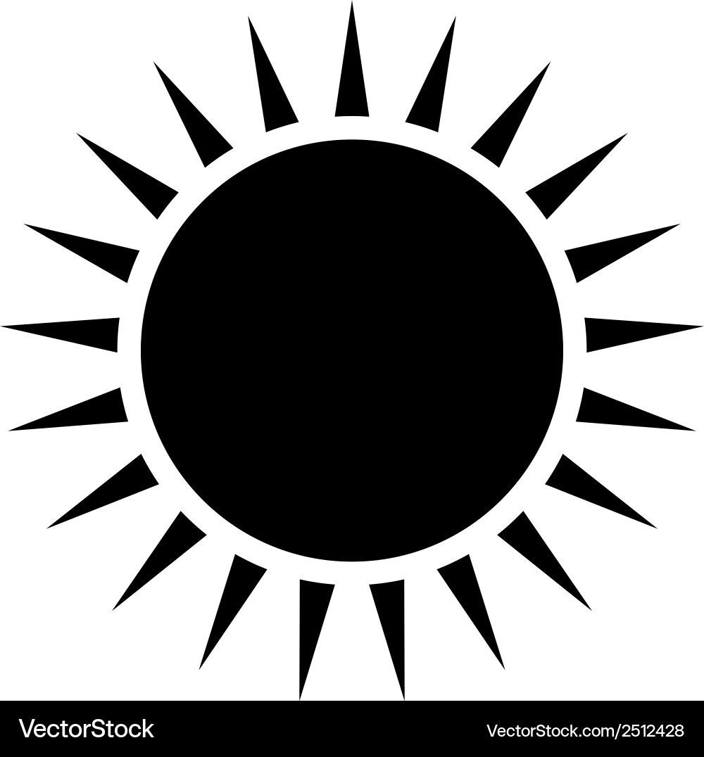 Sun Royalty Free Vector Image - VectorStock