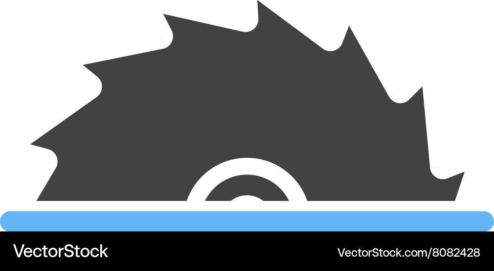 Wood cutter Royalty Free Vector Image - VectorStock