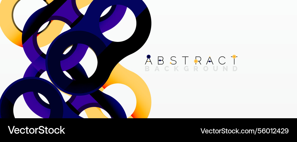 Abstract geometric pattern with interlocking Vector Image