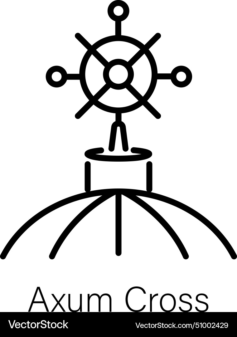 Axum cross Royalty Free Vector Image - VectorStock