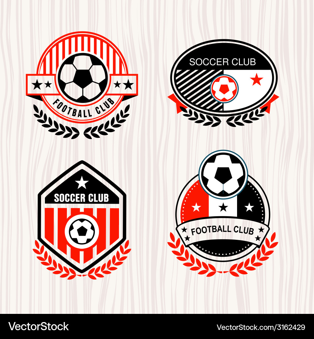 Football logo Royalty Free Vector Image - VectorStock