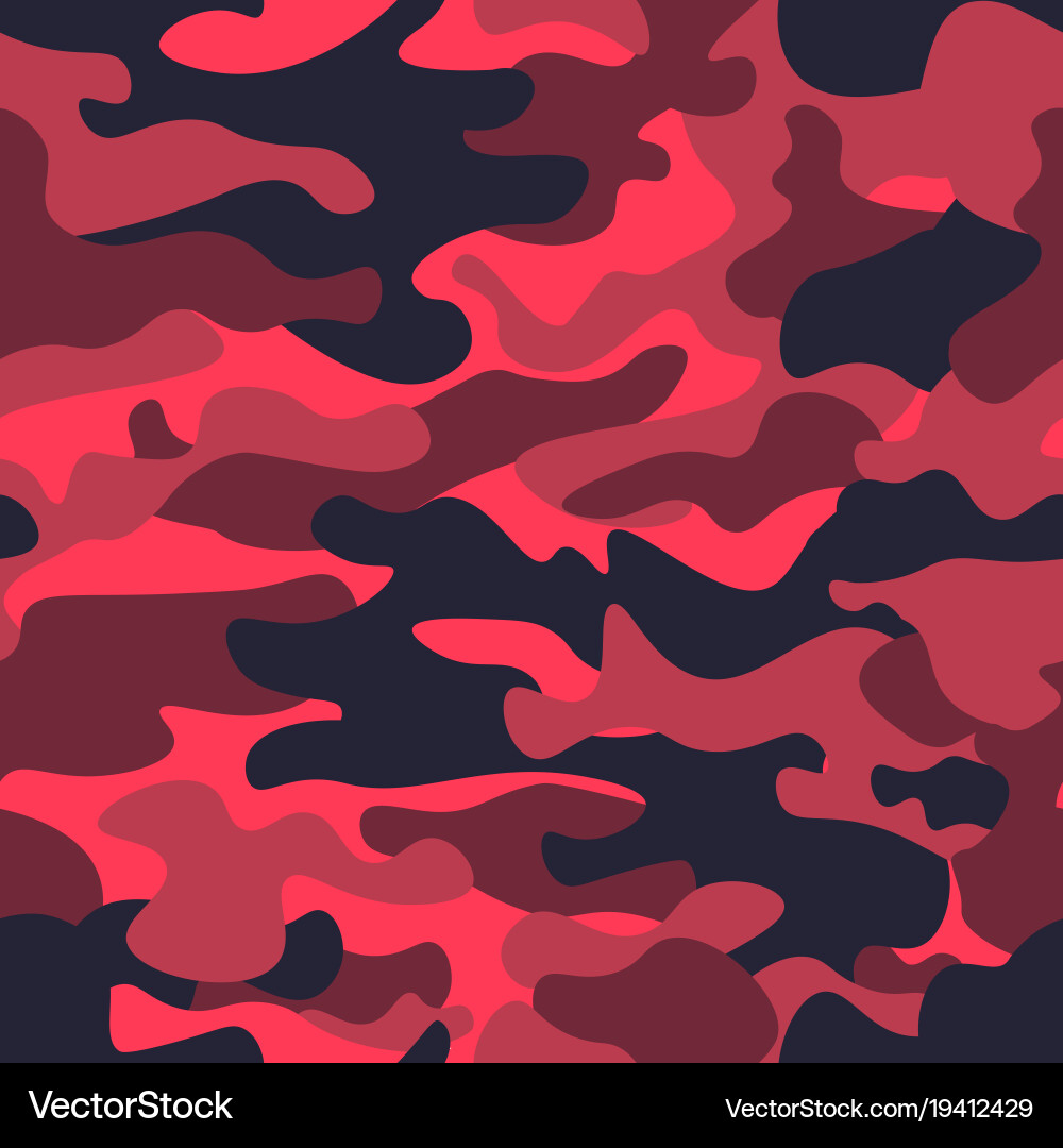 Tan Red Camo Pattern Royalty Free Vector Image