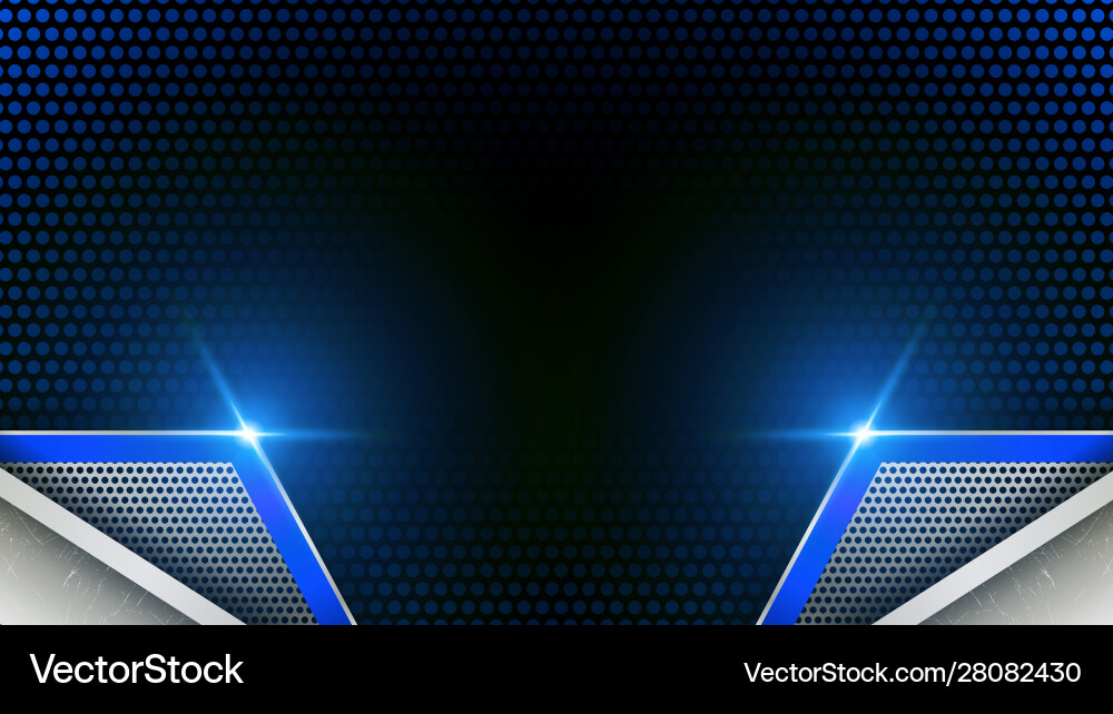 Blue steel abstract background Royalty Free Vector Image