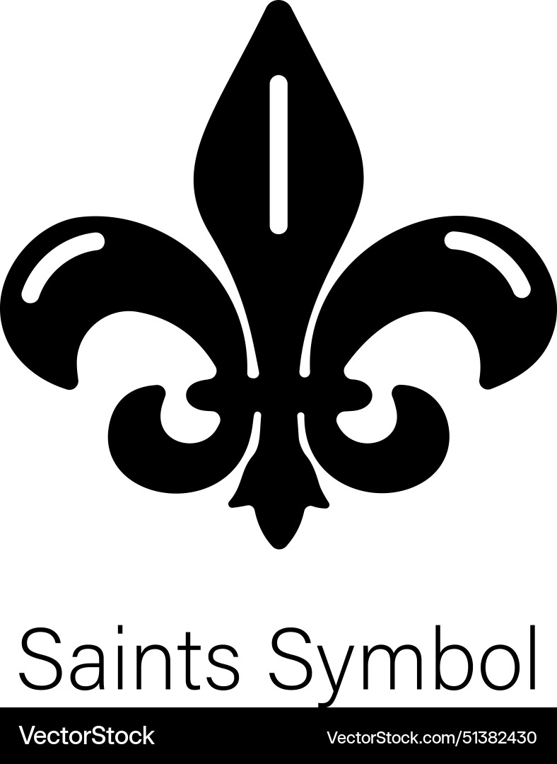 Saints symbol Royalty Free Vector Image - VectorStock