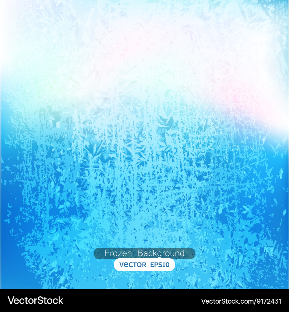 Frozen Ice Texture Background Royalty Free Vector Image