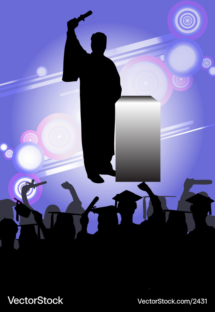 Graduation Royalty Free Vector Image - VectorStock