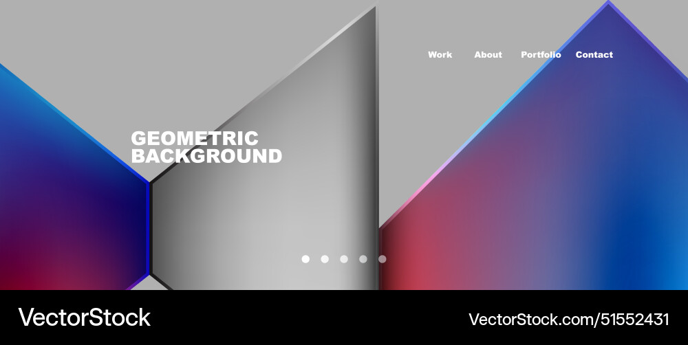 Metal triangles with colorful bright Royalty Free Vector