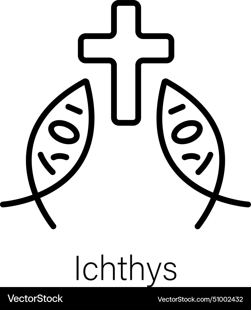 Ichthys Royalty Free Vector Image - VectorStock