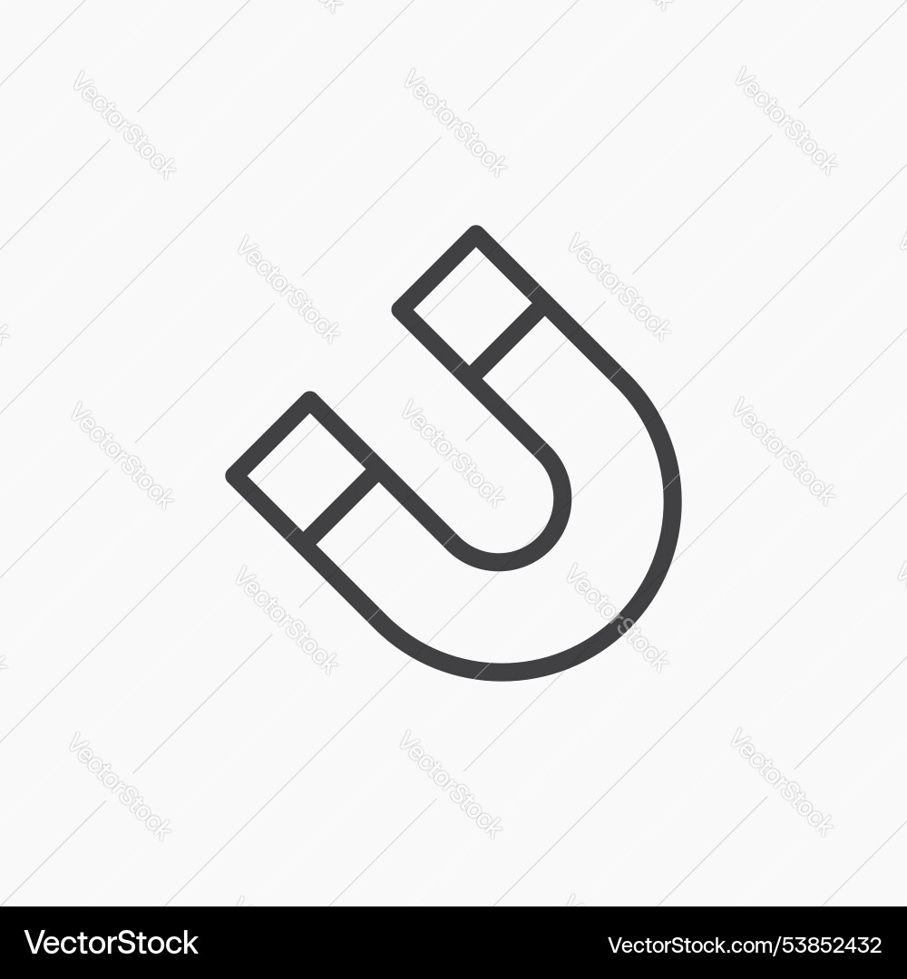 Magnet icon set Royalty Free Vector Image - VectorStock