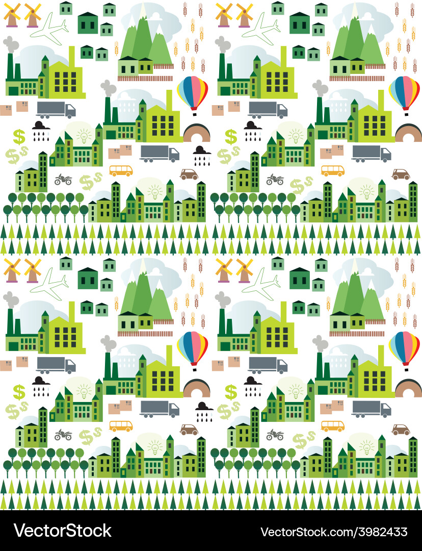Cartoon map Royalty Free Vector Image - VectorStock