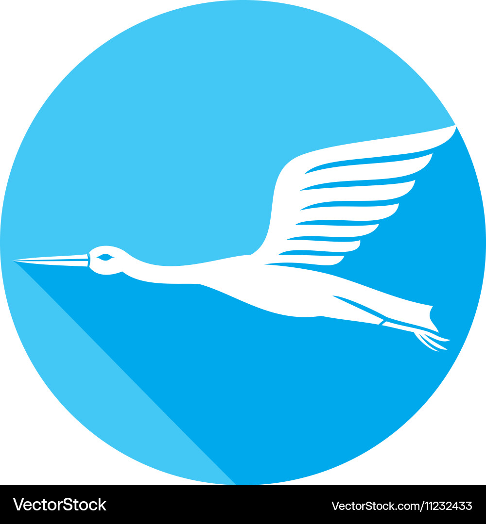 Vogel-Symbol Lizenzfreies Vektorbild - VectorStock