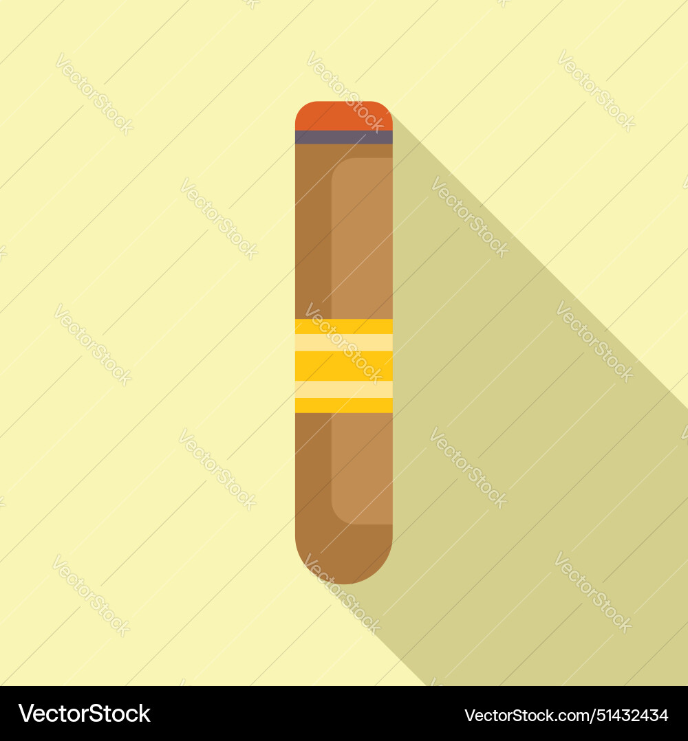 A cigar on beige Royalty Free Vector Image - VectorStock