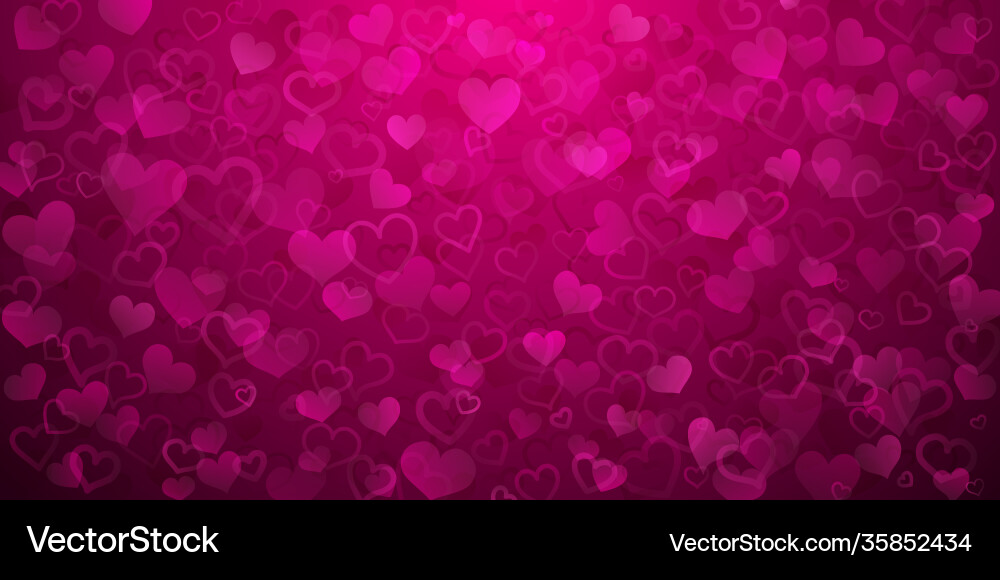 Background with small hearts Royalty Free Vector Image