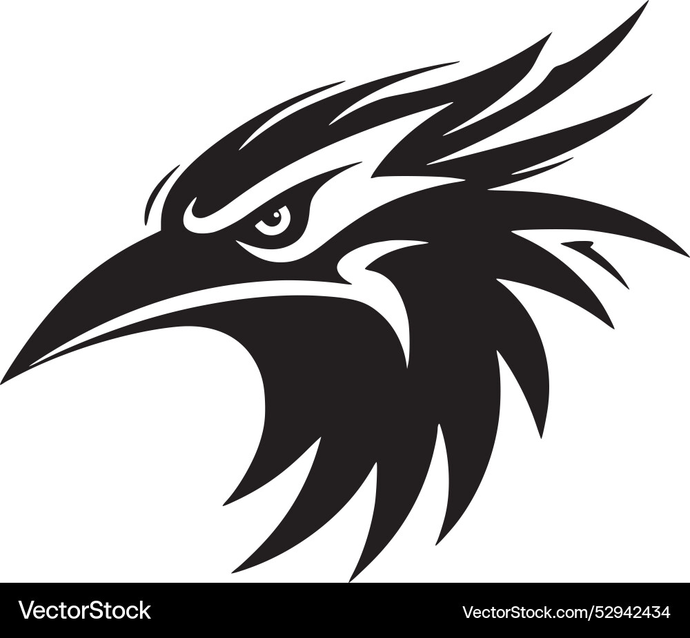 Crow - high quality logo ideal for t-shirt Vector Image