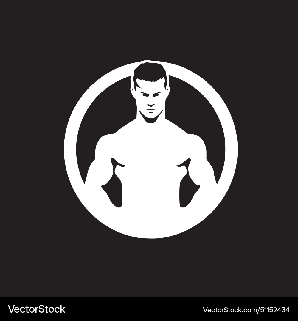 Gym - black and white isolated icon Royalty Free Vector