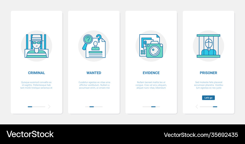 Law and judgement criminal abstract line Vector Image