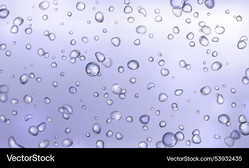 Soda drink background with fizzy drop texture Vector Image