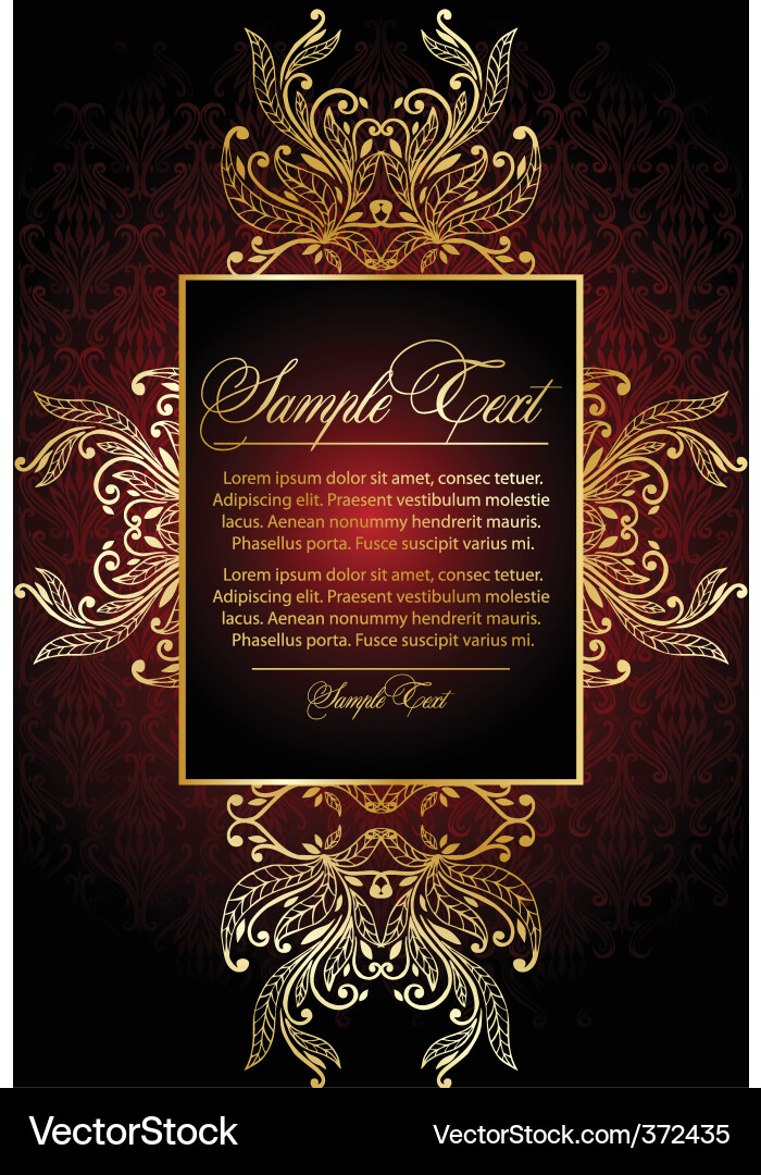 Vintage greeting background Royalty Free Vector Image