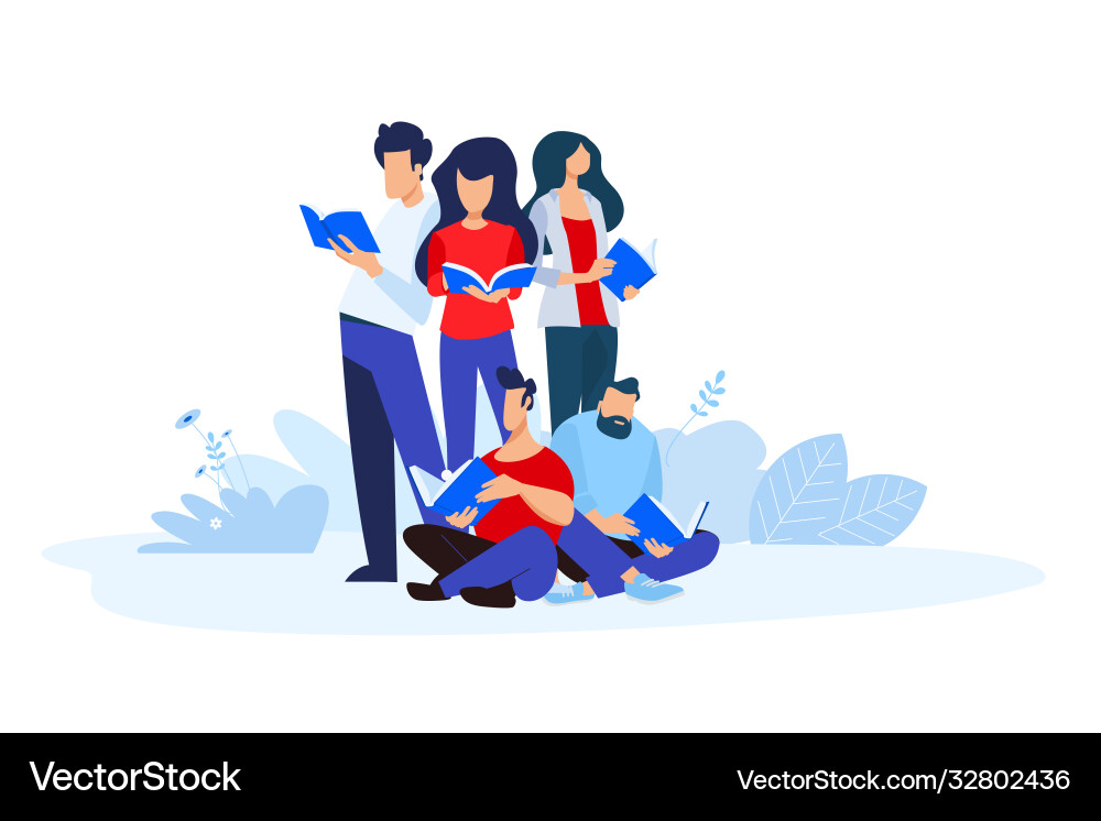 Improve your knowledge and business skills Vector Image