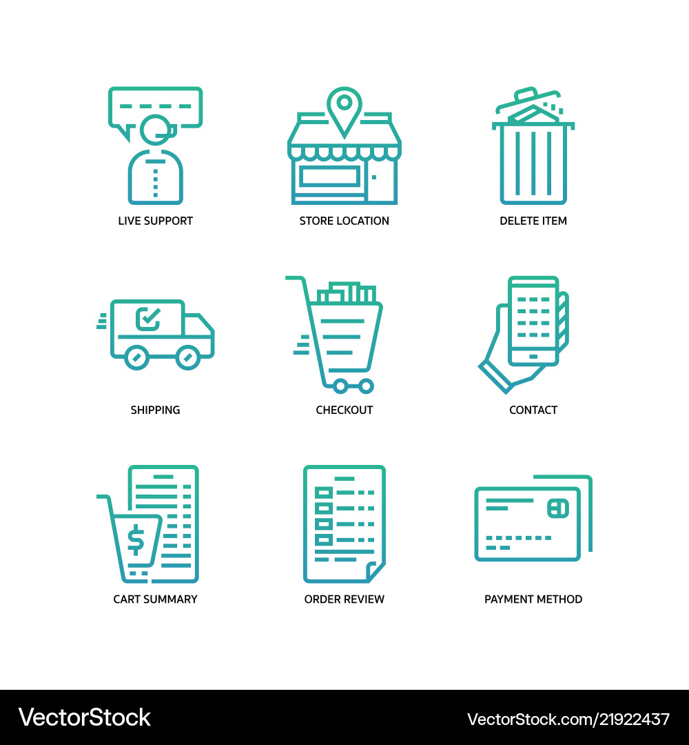 E-commerce website icon Royalty Free Vector Image