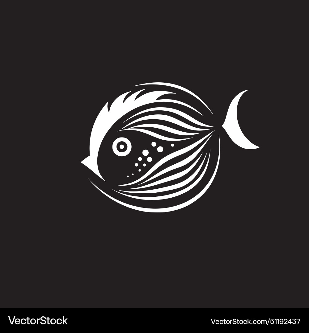 Fish - minimalist and simple silhouette Royalty Free Vector